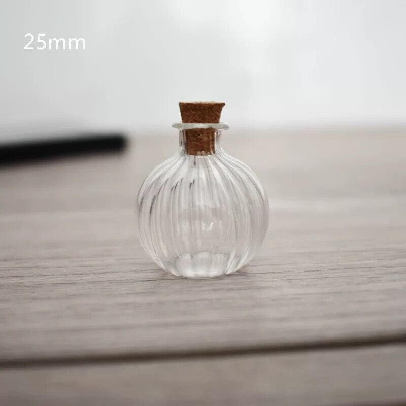 25/30/35mm Stripe Round Glass Spherical Bottle Via... – Vicedeal