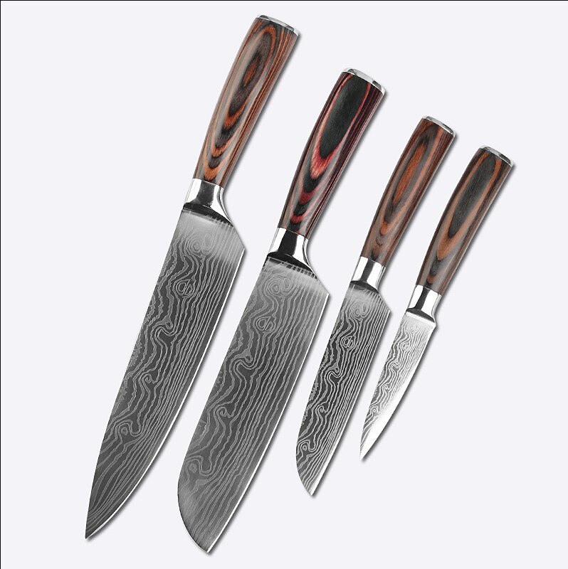 VIP - Damascus Knives Set 67 Layer Chef Knife Japa... – Grandado