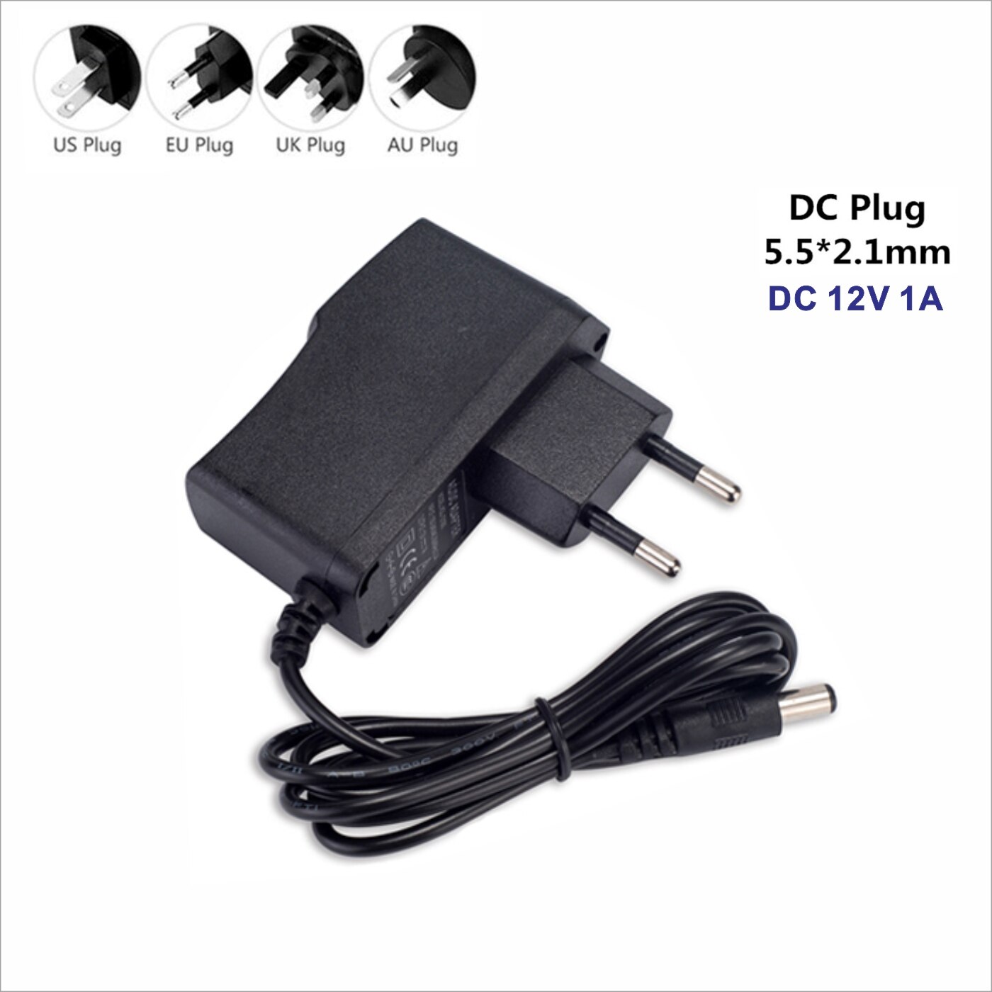 12V1A Voeding Ac/Dc Power Adapter Voor Veiligheid ... – Grandado
