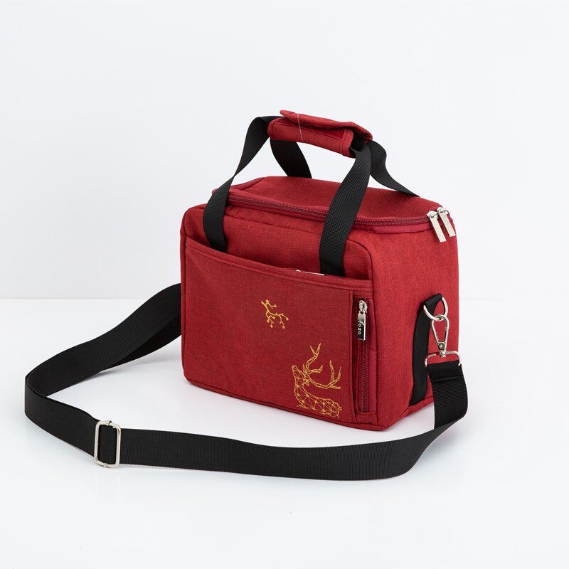 Thickened Messenger Mommy Zipper Bag Baby Bottle I... – Grandado