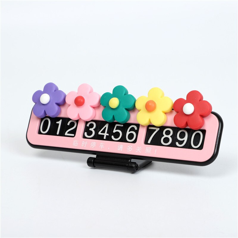 Car Temporary Stop Sign Cute Flower Car Mounted Pa... – Vicedeal