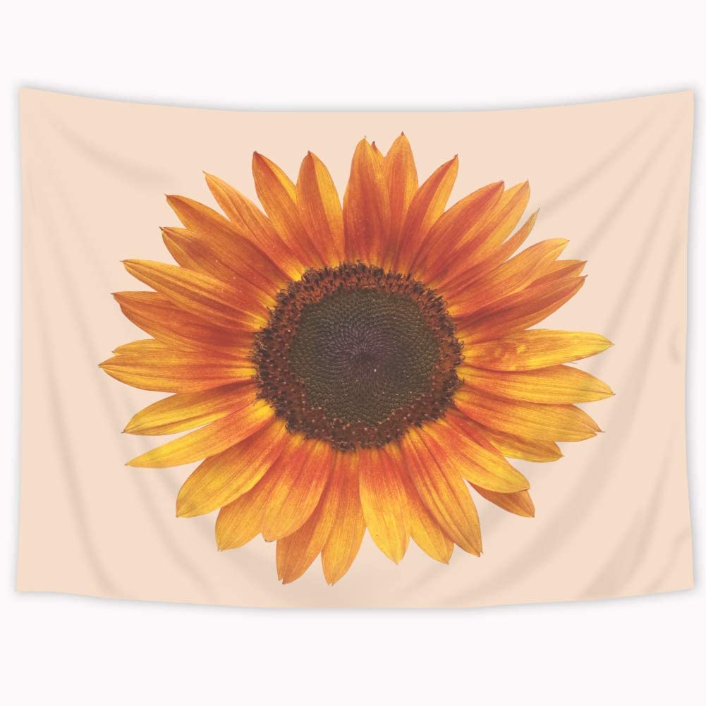 Yellow Sunflower Fresh Tapestry Spring Painting Fl... – Vicedeal