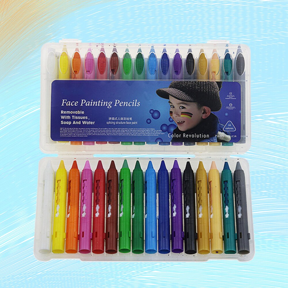 1 Set Face Paints Colorful Painting Pens Push-pull... – Vicedeal