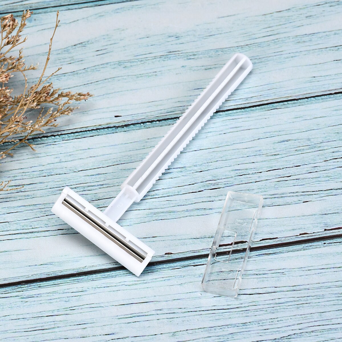 Shaving Razor Handle Stainless Steel Blade Razor T... – Vicedeal