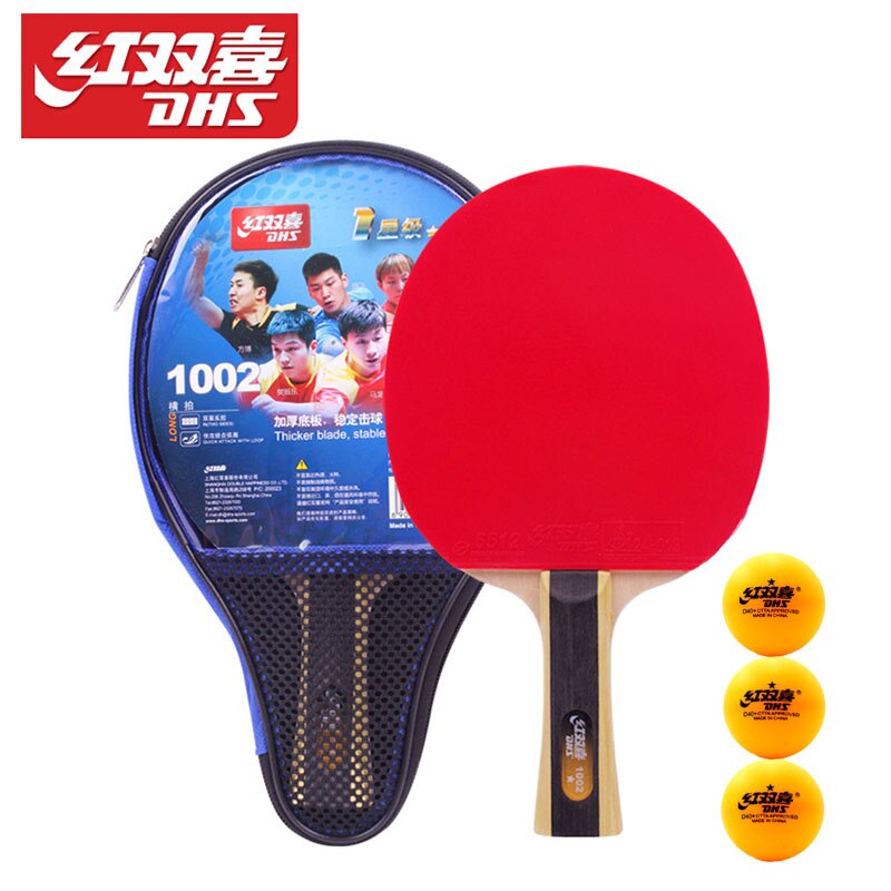 100% Original DHS Table Tennis Racket T1002 T1006 ... – Grandado