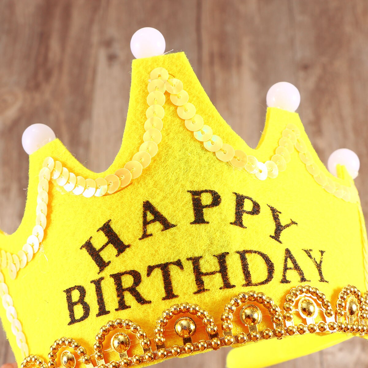 LED Light Birthday Party Hats Crown King Birthday ... – Grandado