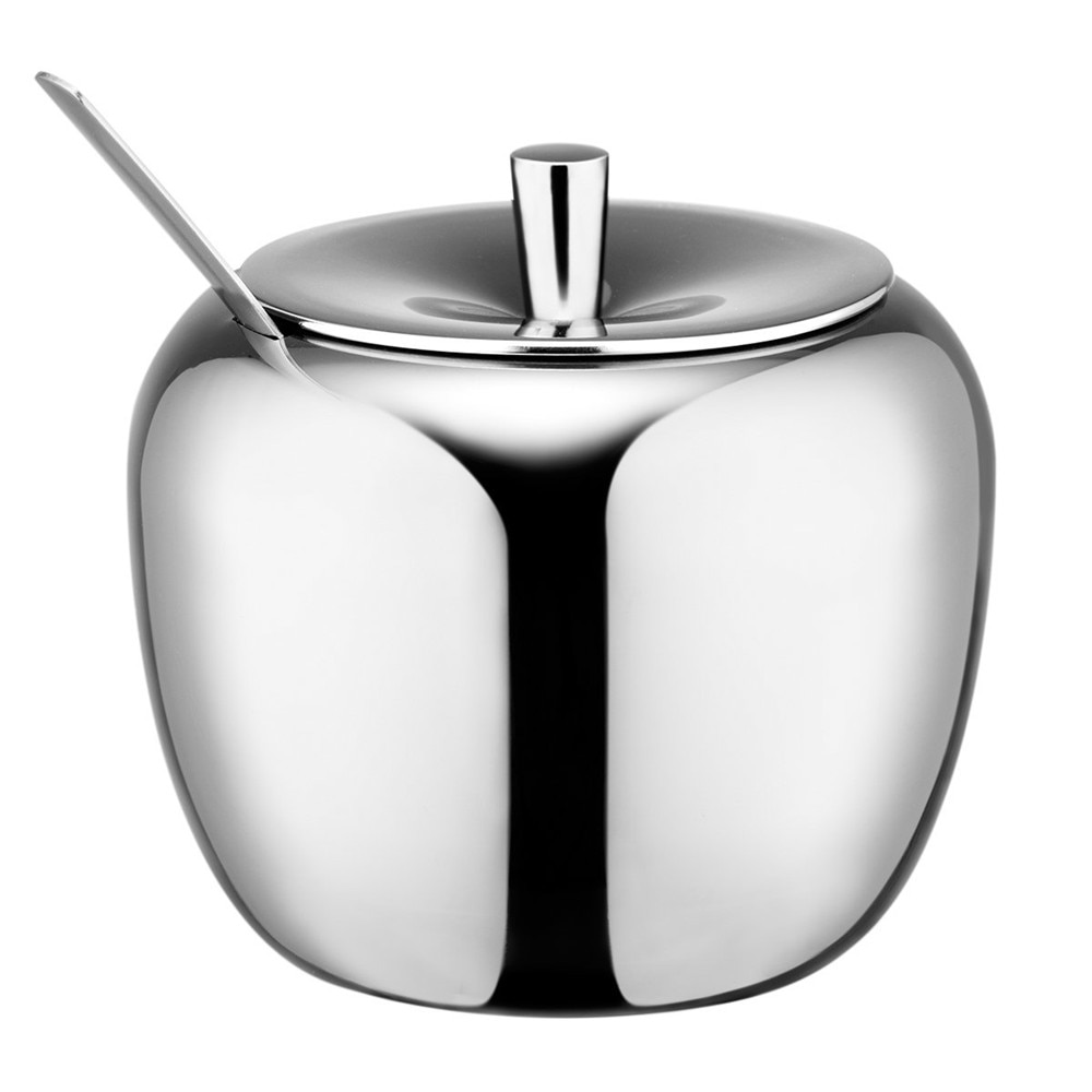 Realand 18/8 rvs apple suikerpot kruiden jar kruid... – Grandado