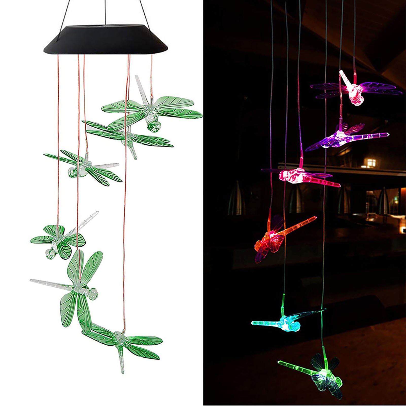 Garden Decor Colorful Color Changing Outdoor Water... – Grandado