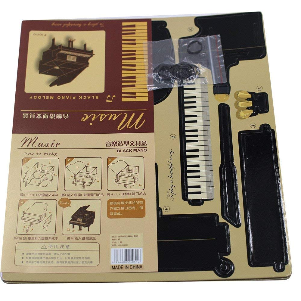 XRHYY Desk Storage Piano Thick Cardboard Pen Penci... – Grandado