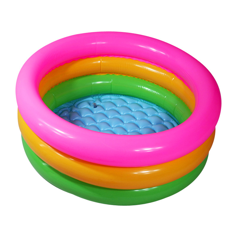 Inflatable Swimming Pool Round Three-color Childre... – Grandado