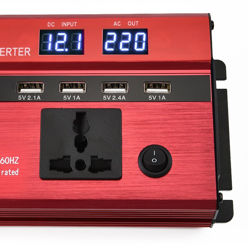 4000w 5000w 6000w DC 12V/24V To AC 220V Car Power ... – Vicedeal