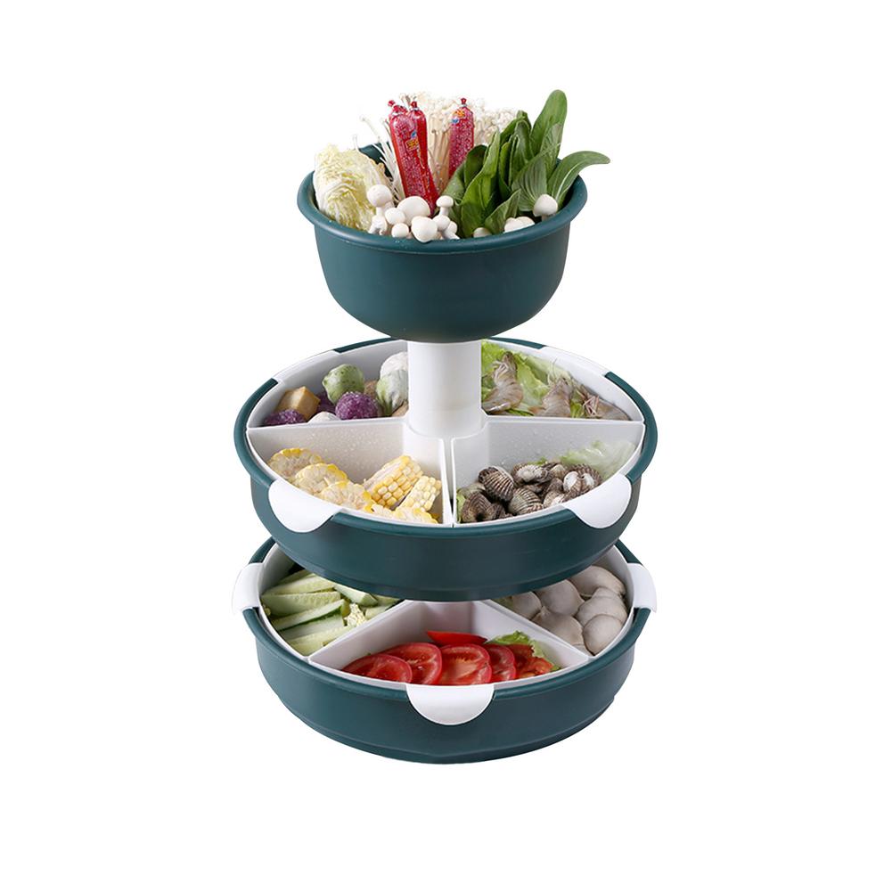 Multi-layer Rotary Hotpot Platter Drain Basket Wat... – Vicedeal