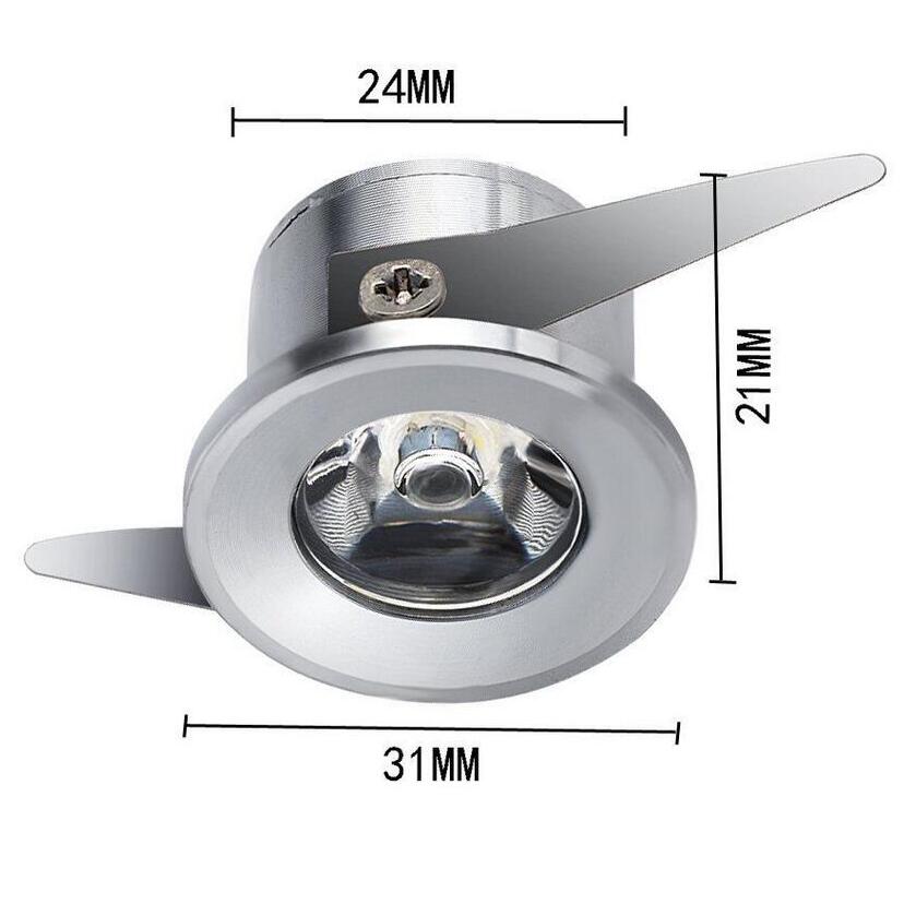 10 stks/set 1W Mini LED Spot Lamp Embedded Plafond... – Vicedeal