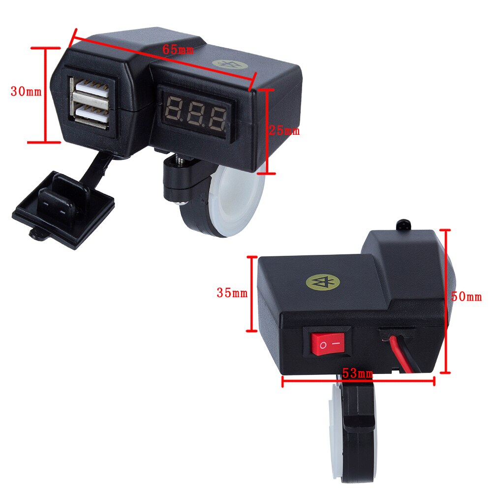 Dual Usb-poort 12V Motorfiets Sigarettenaansteker ... – Vicedeal