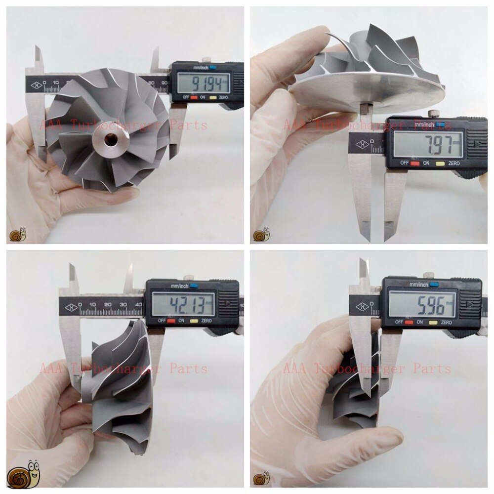 Td08 turbolader dele kompressorhjul 63.4 x 92mm le... – Vicedeal