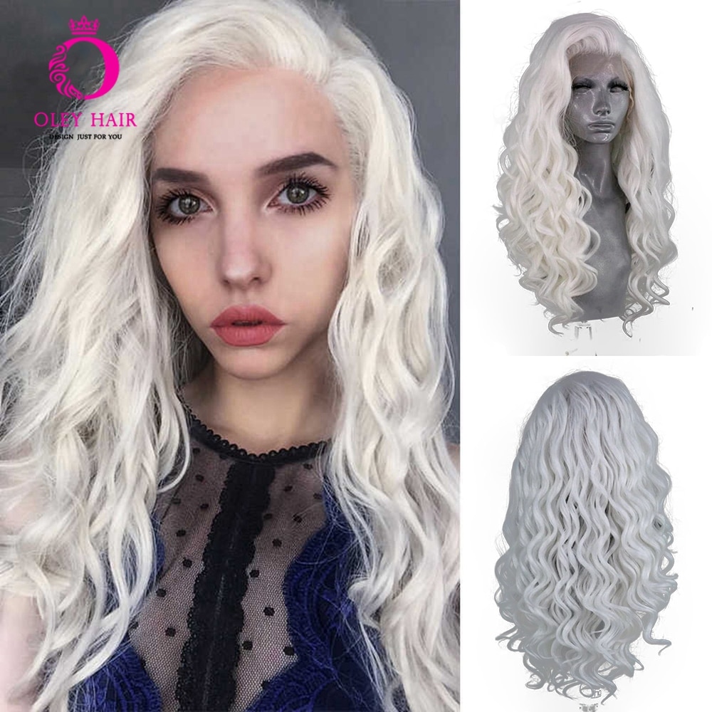 Heat Resistant Synthetic Lace Front Wig Kinky Curl... – Grandado