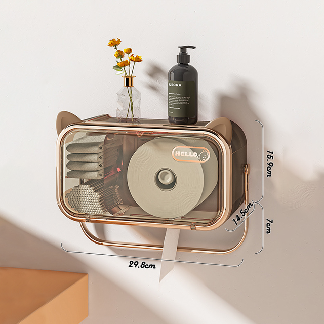 Multifunctionele Toiletrolhouder Waterdichte Tissu... – Grandado