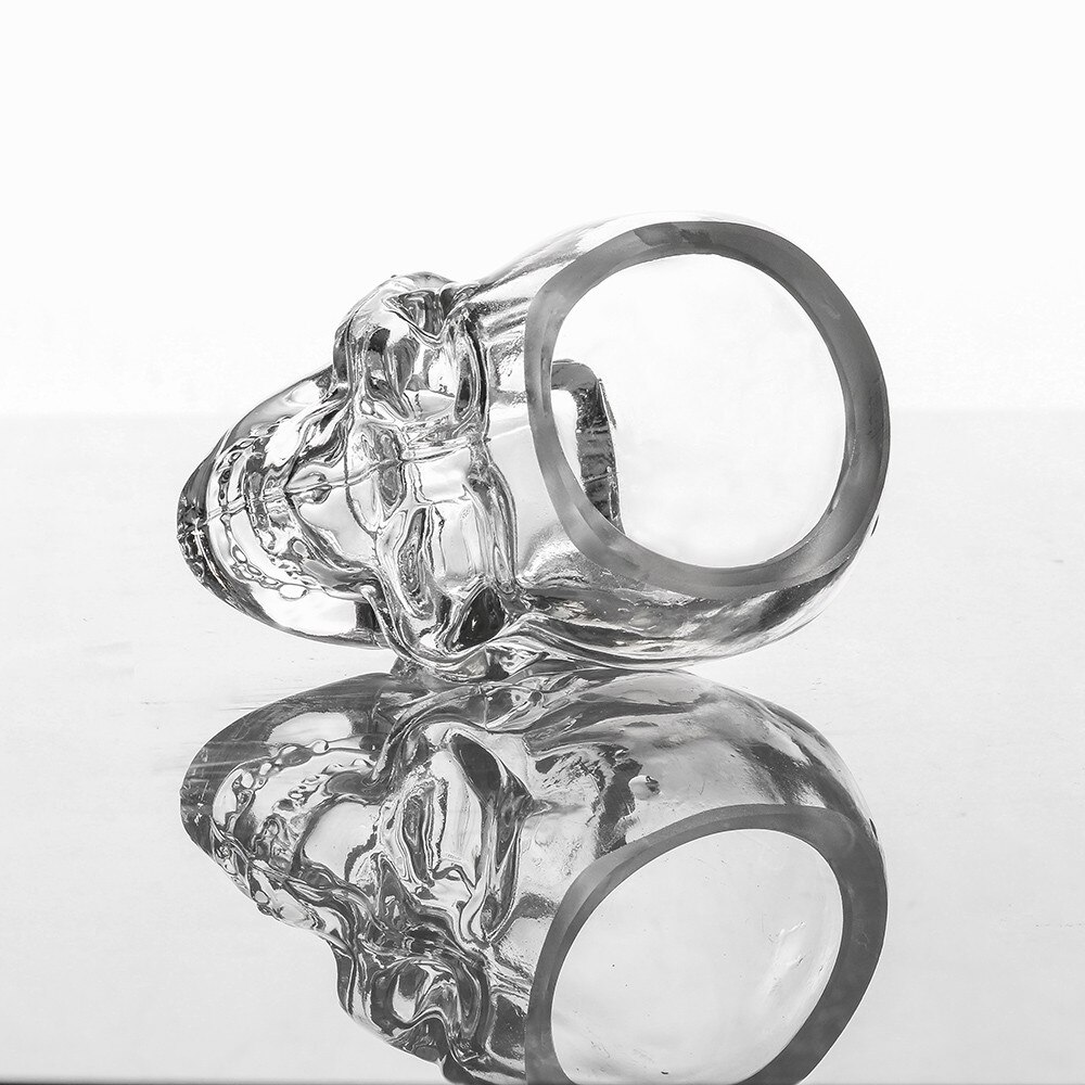 3D Transparent Skull Shot Glass Crystal Head Cup f... – Grandado