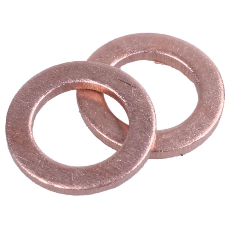 50 Pcs Copper Crush Washer Flat Seal Ring Fitting ... – Grandado