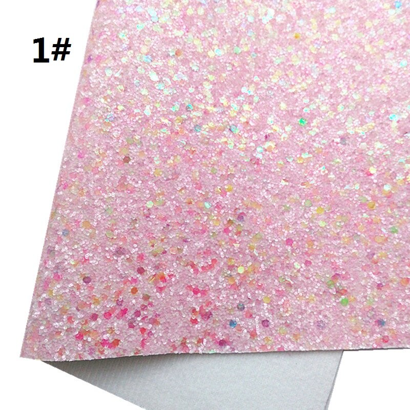 Pastel Colors Pink Sequins Chunky Glitter Vinyl Fa... – Grandado