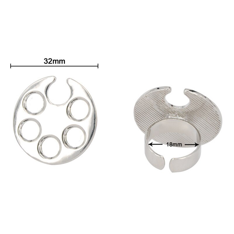 Ronde vorm Nail Art Mixing Palet Leuke Wimper Ente... – Grandado