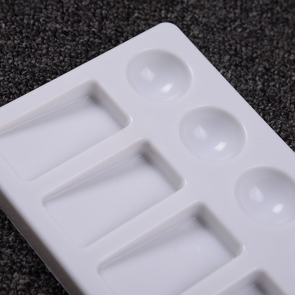 White Plastic Paint Mixing Palette with 5 Sloping ... – Grandado
