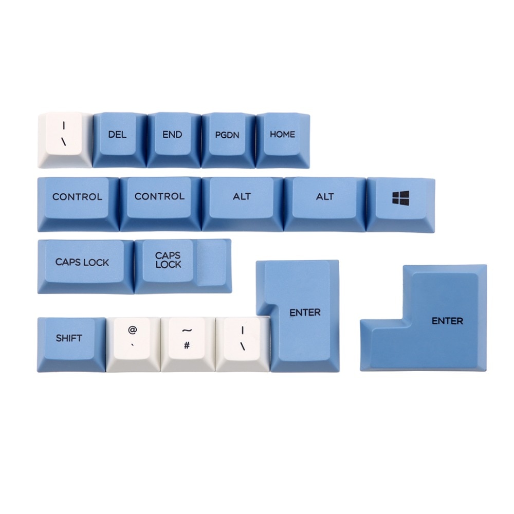 Blue sky and white cloud keycap 112/157 keys PBT C... – Grandado
