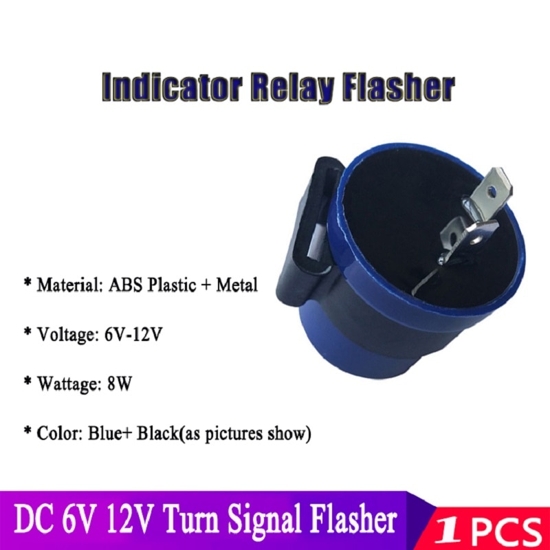 2 pin Motor Buzzer Flasher Relay Indicator 6V 12V ... – Vicedeal