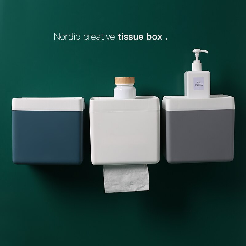 Hanging Multifunction Tissue Boxes Toilet Plastic ... – Vicedeal