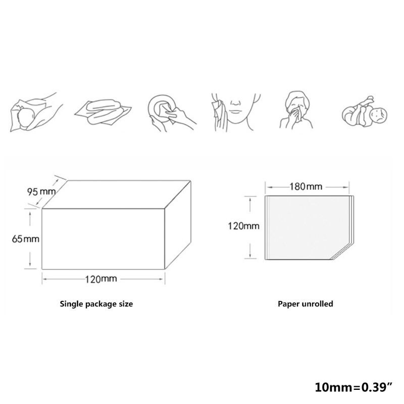 10 Bags 3-Layers Extractable Toilet Paper Soft Bam... – Vicedeal