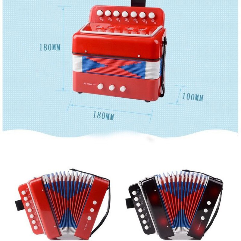 7 Key adult Children s Toy Accordion Educational M... – Vicedeal