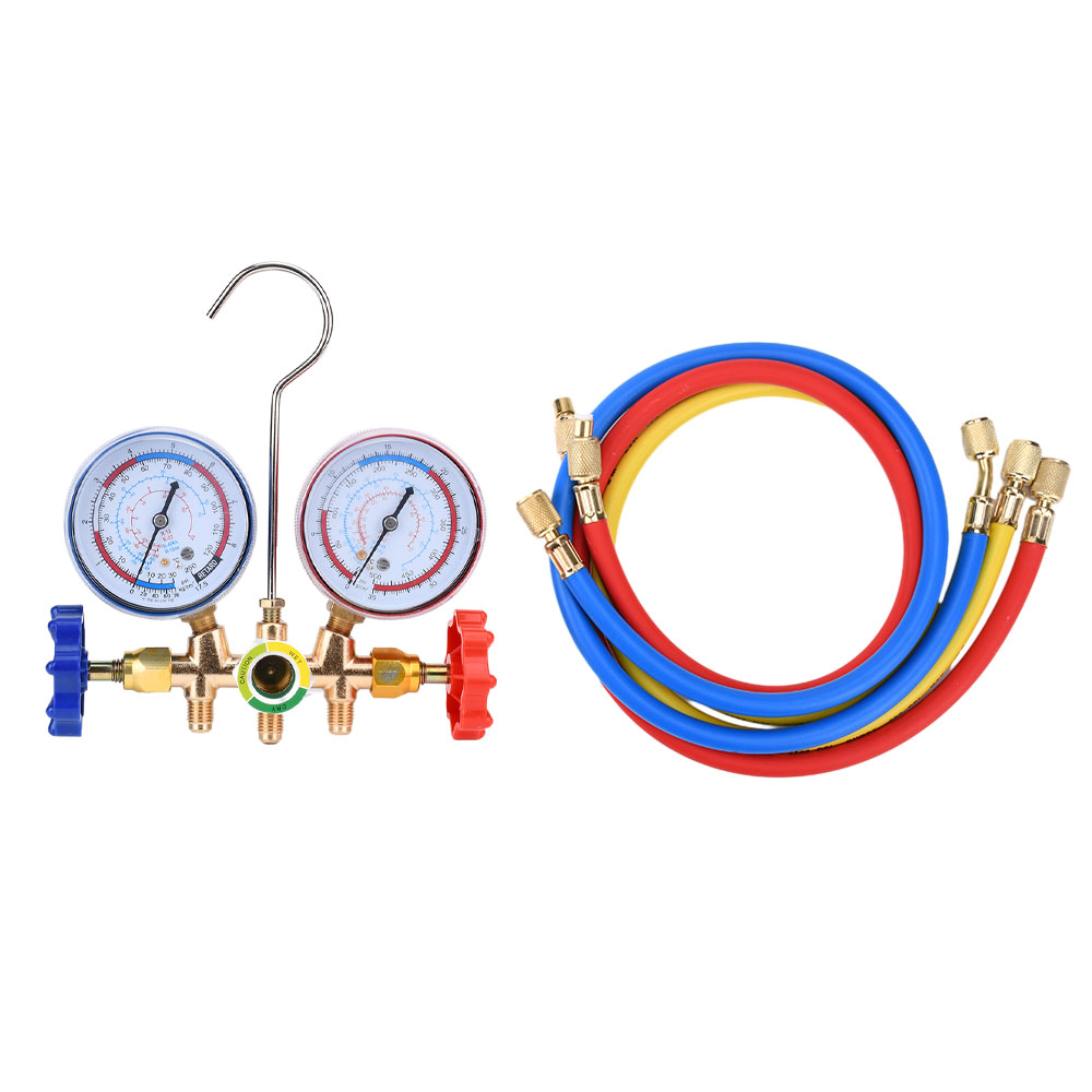500PSI Airconditioning Manometer met Slang Haak 3 ... – Vicedeal