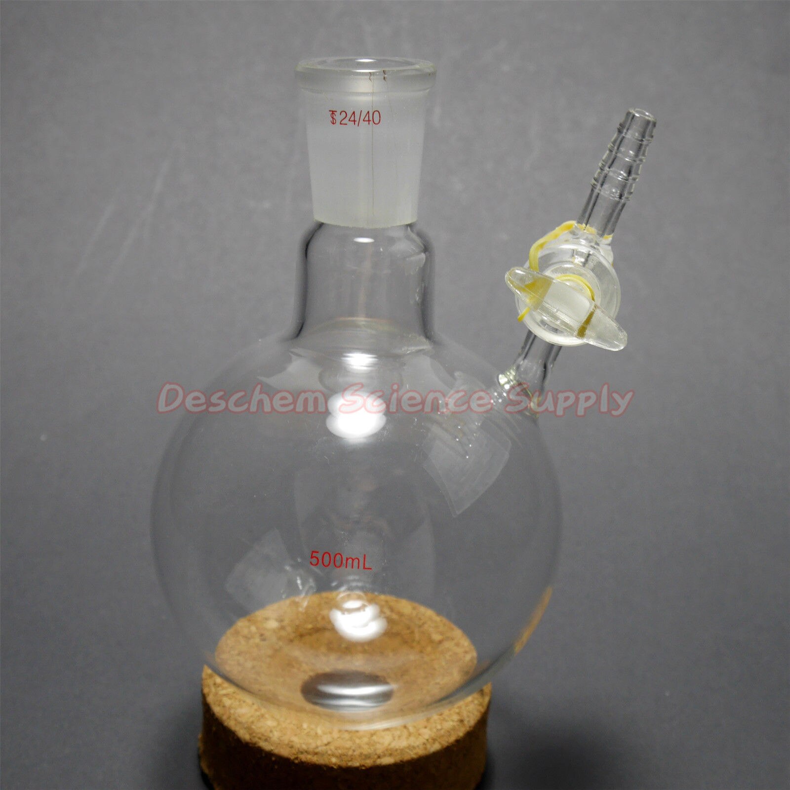 500ml 24/40 Lab Reaction Flask With Glass Stopcock... – Vicedeal