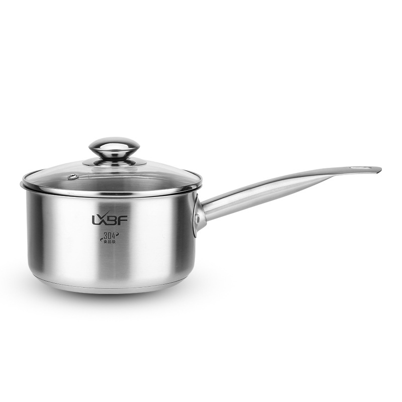 304 stainless steel milk pot 16cm single handle sm... – Vicedeal