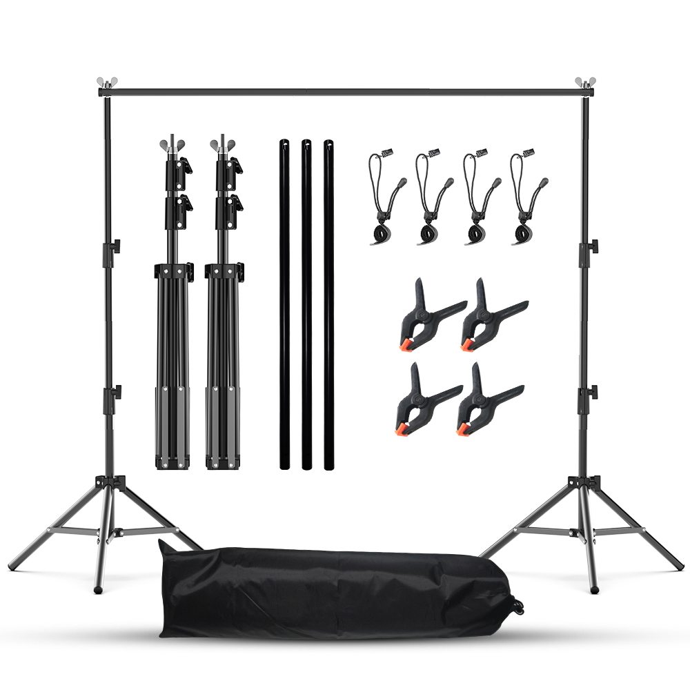 Photography Backdrop Stand Adjustable Photo Studio... – Grandado