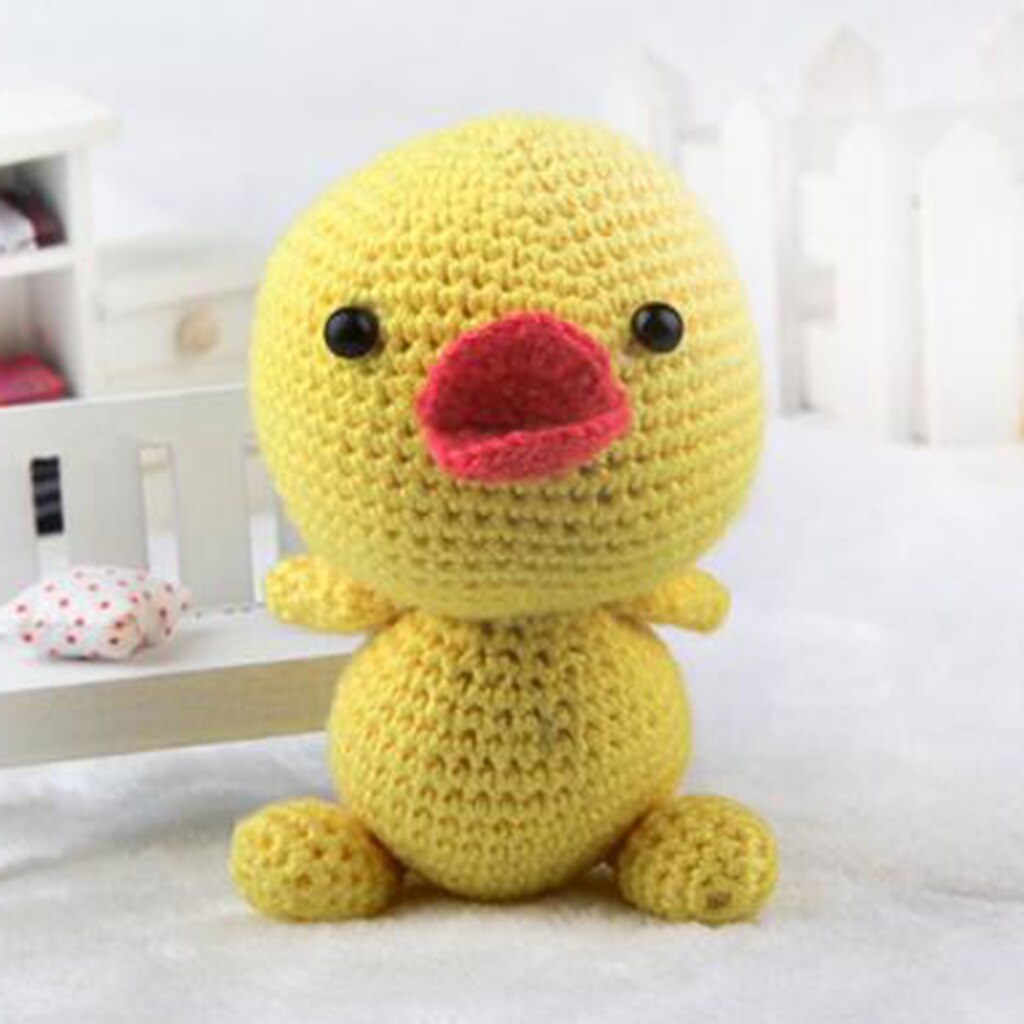 Yellow Duck Crochet Kit Amigurumi Toy Crochet Knit... – Grandado