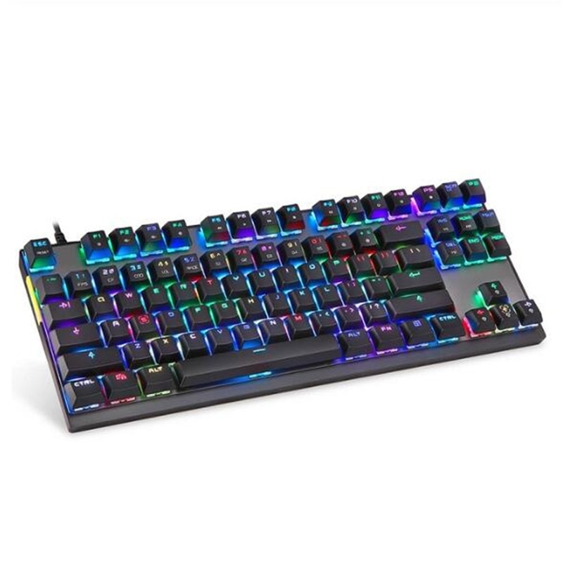 Mechanical Keyboard Backlit RGB LED Wired Computer... – Grandado