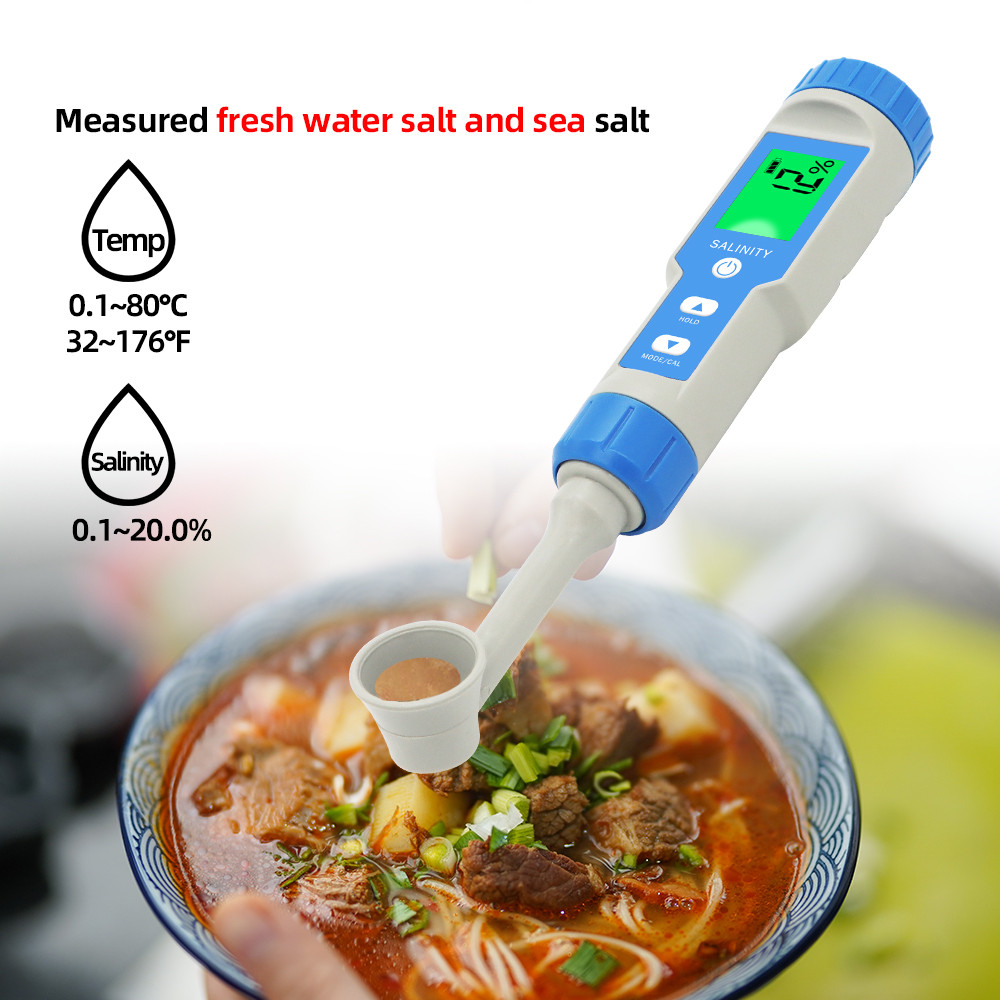 S-200 IP67 Waterproof Salinity Meter, Salinity tes... – Grandado