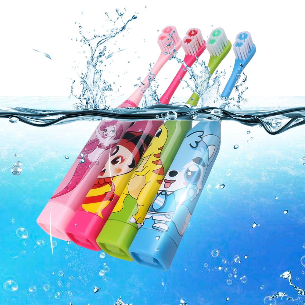 Waterproof Cartoon Children Electric Toothbrush Ul... – Grandado