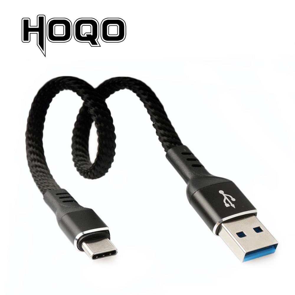 usb type-c short cable Typec flat braided usb c me... – Vicedeal