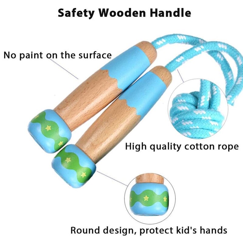 Jump Rope Kids,Adjustable Cotton Braided Fitness S... – Grandado
