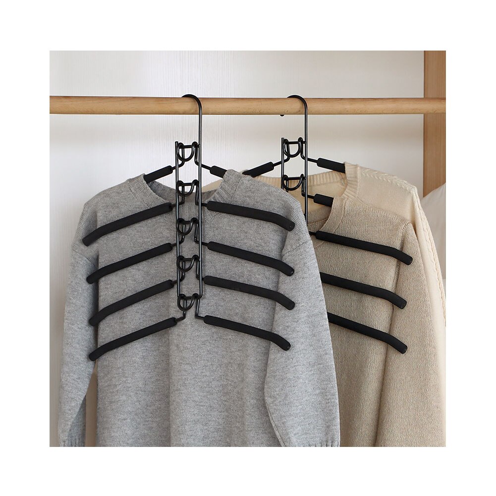 5 In 1 Multi-Layer Clothes Hangers Space-Saving Mu... – Vicedeal