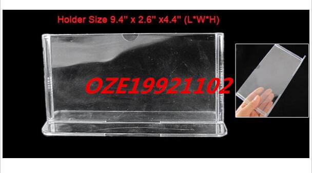 1PCS Photo Price Menu Tag Clear Plastic Table Disp... – Grandado