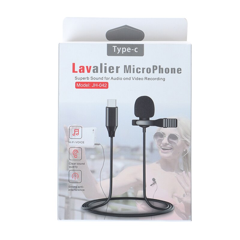 Draagbare Usb Mini Microfoon 2 M Revers Lavalier M... – Grandado