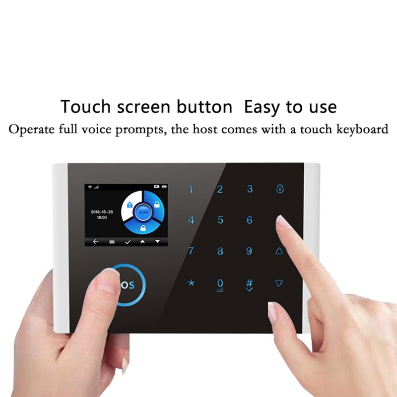 CS108 Wireless Smart Voice Home Security Wifi Gsm ... – Grandado