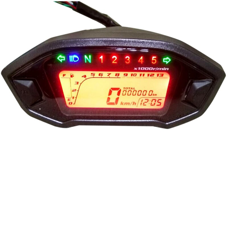 LCD Universal Motorcycle Speedometer Gauge Odomete... – Grandado
