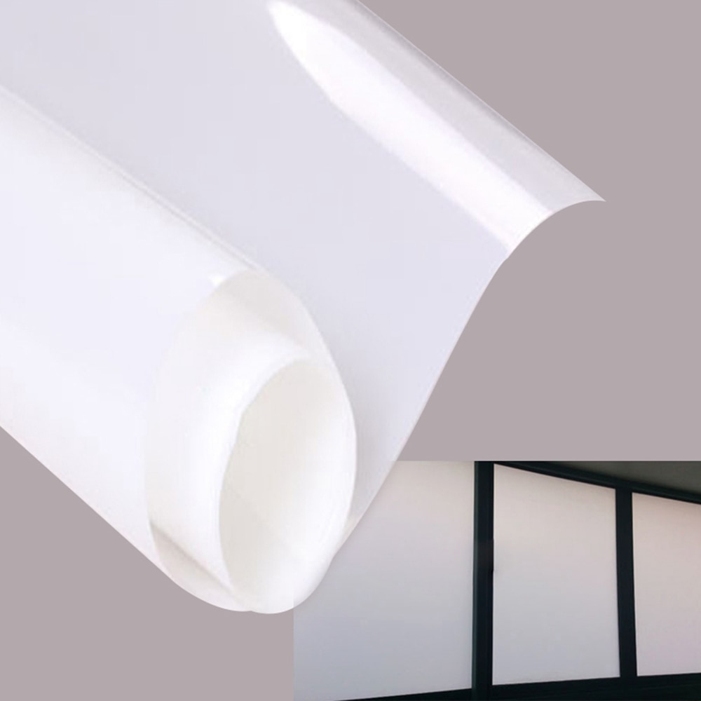 50cmx1000cm(20''x394'') White Solar Tint Film Deco... – Grandado