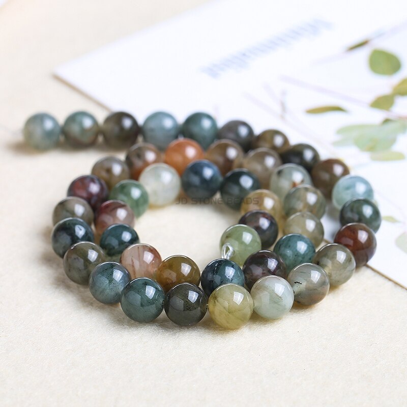 Natural Green Grass Stone Natural Stone Round Loos... – Grandado