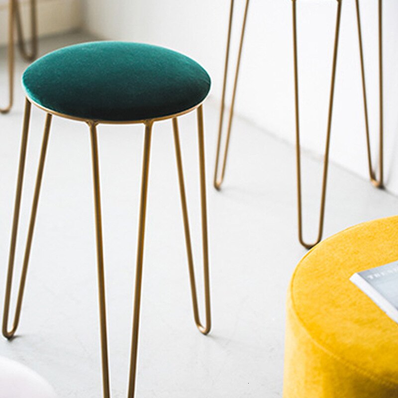 Small Circle Stool Household Dinner Stool Light Lu... – Grandado