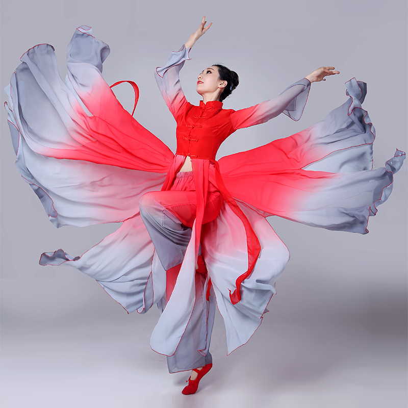 Chinese Folk Dance Ancient Yangko Dance Costume Ha... – Grandado